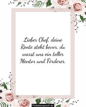 150 Abschiedsgrüße und Botschaften zur Rente für den Chef