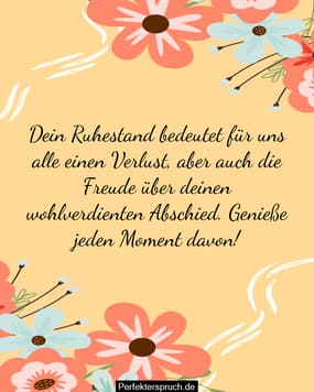 150 Abschiedsgrüße und Botschaften zur Rente für den Chef