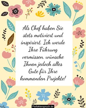 150 AbschiedsSprüche für den Chef - Auf Wiedersehen Wünsche