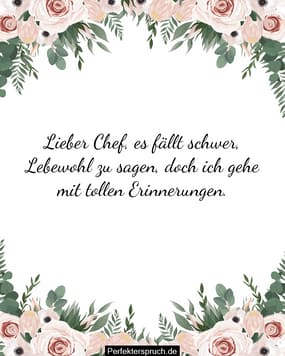 150 AbschiedsSprüche für den Chef - Auf Wiedersehen Wünsche