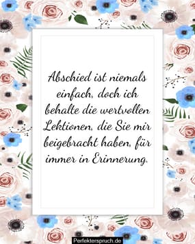 150 AbschiedsSprüche für den Chef - Auf Wiedersehen Wünsche