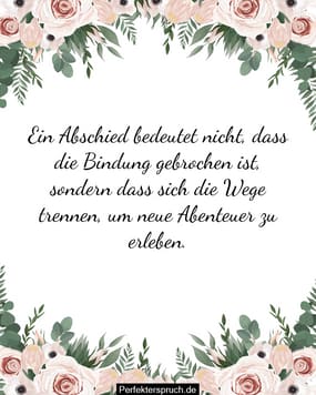 Herzliche AbschiedsSprüche und Zitate