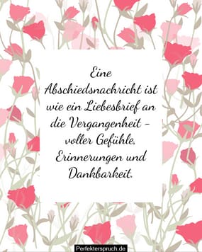 Herzliche AbschiedsSprüche und Zitate
