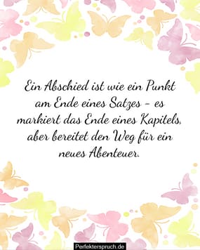 Herzliche AbschiedsSprüche und Zitate