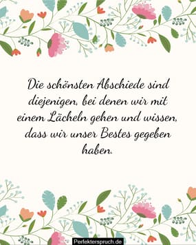 Herzliche AbschiedsSprüche und Zitate