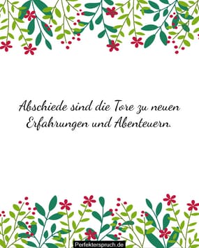 Herzliche AbschiedsSprüche und Zitate