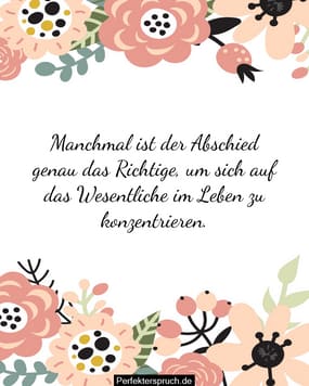 Herzliche AbschiedsSprüche und Zitate