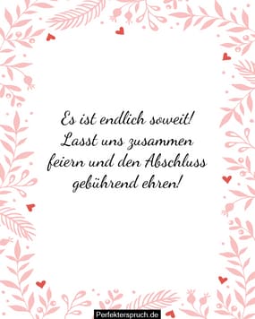 150 EinladungsSprüche und Formulierungen für die Abschlussfeier