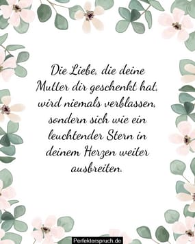 Über 150 Beileidsbekundungen zum Tod der Mutter