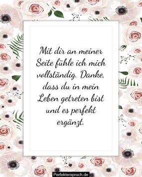 Danke Dass Du In Mein Leben Getreten Bist