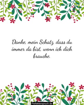 Danke Mein Schatz Sprüche und Zitate