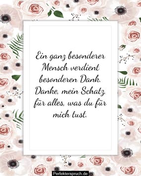 Danke Mein Schatz Sprüche und Zitate
