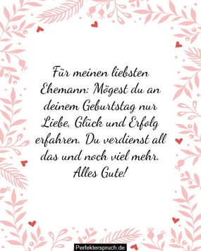 150 Beste Geburtstagswünsche Für Deinen Ehemann