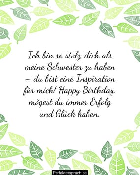 150 Beste Geburtstagswünsche Für Deine Schwester