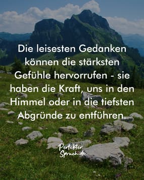 150 Gedanken & Gefühle Sprüche mit Bildern zum runterladen