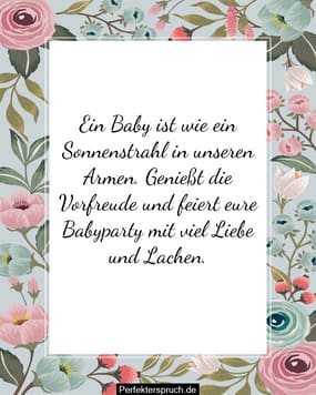 Spruch Für Babyparty