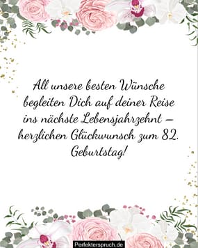 Gluckwunsche Zum 82 Geburtstag