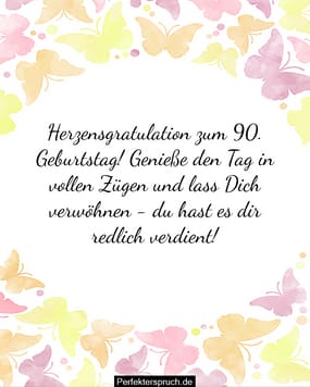 150 Gl ckw nsche Zum 90 Geburtstag Mit Bildern