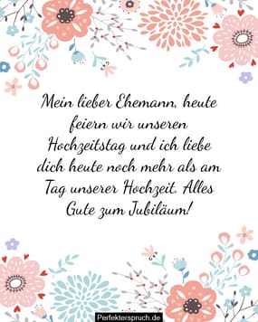 Hochzeitstag Gedicht Für Ehemann