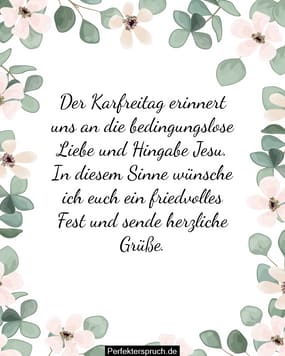 150 Karfreitagswünsche, Sprüche und Zitate