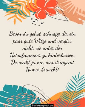 150 Lustige AbschiedsSprüche und Zitate