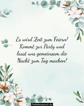 Sprche Zur Party