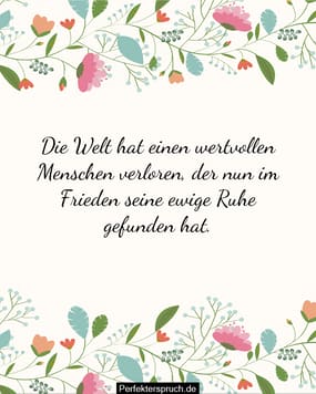 150 Ruhe in Frieden Sprüche und RIP Zitate