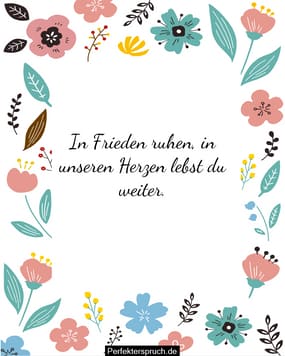 150 Ruhe in Frieden Sprüche und RIP Zitate