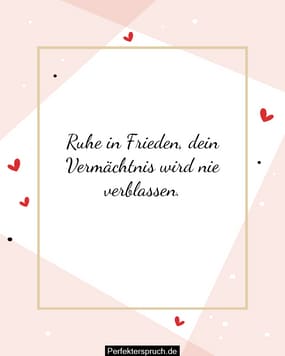 150 Ruhe in Frieden Sprüche und RIP Zitate