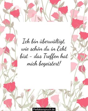 Schön, dich zu treffen Sprüche und Zitate