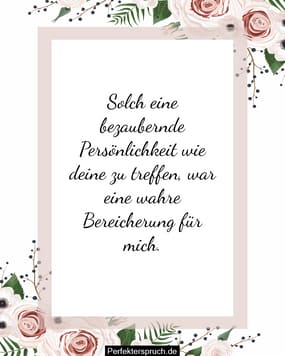 Schön, dich zu treffen Sprüche und Zitate