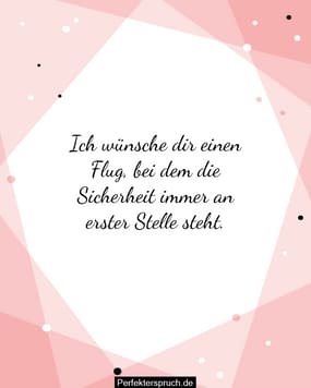 Sichere Flug Wünsche - Guten Flug