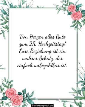 Alles Gute Zum 25 Hochzeitstag