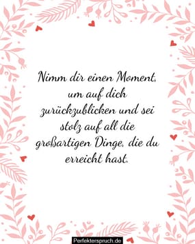 150 Stolz auf Dich Zitate und Sprüche
