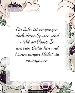 Elegantes Spruche Todestag Jahrestag Ehemann Bilder