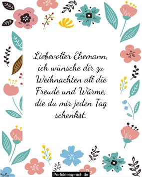150 Frohe Weihnachtswünsche für den Ehemann