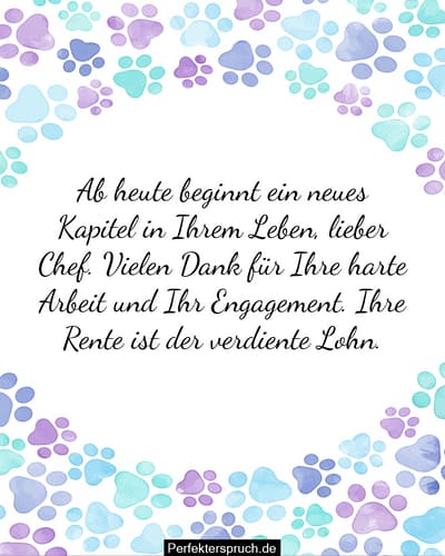 150 Abschiedsgrüße und Botschaften zur Rente für den Chef