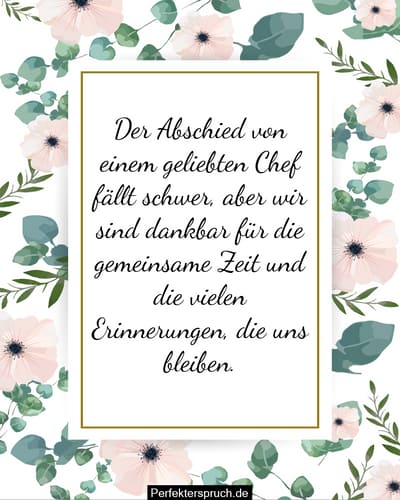150 Abschiedsgrüße und Botschaften zur Rente für den Chef