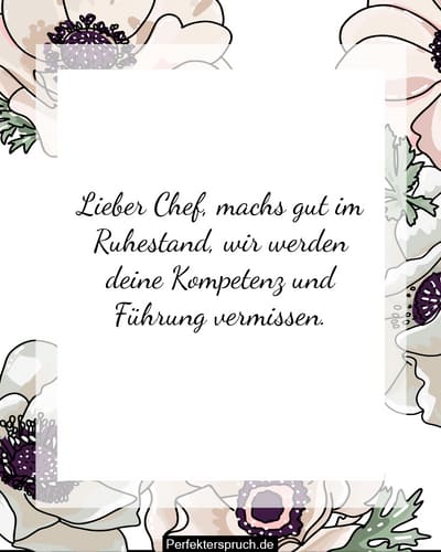 150 Abschiedsgrüße und Botschaften zur Rente für den Chef