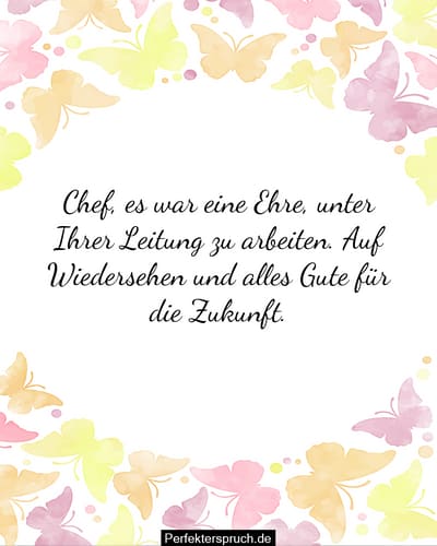 150 AbschiedsSprüche für den Chef - Auf Wiedersehen Wünsche