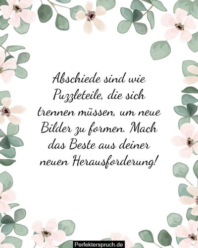 150 AbschiedsSprüche für Kollegen und Mitarbeiter