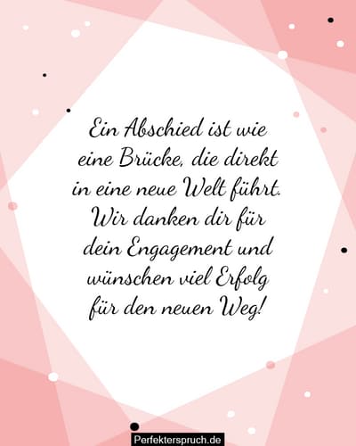 AbschiedsSprüche für Mitarbeiter und Personal