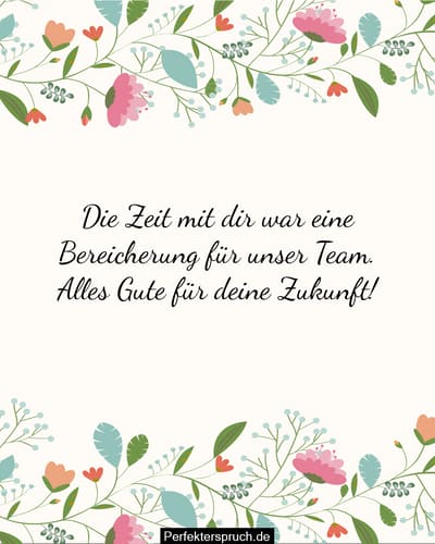 AbschiedsSprüche für Mitarbeiter und Personal