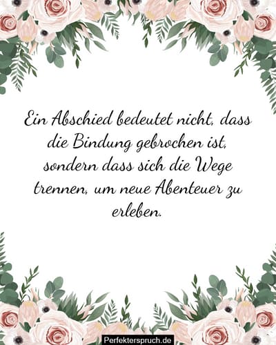Herzliche AbschiedsSprüche und Zitate