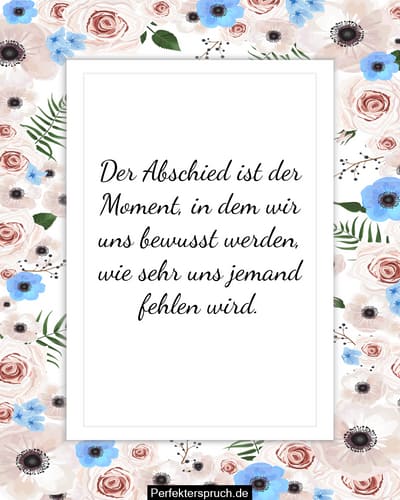 Herzliche AbschiedsSprüche und Zitate