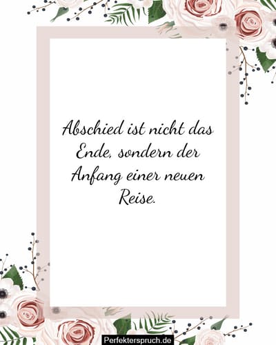 Herzliche AbschiedsSprüche und Zitate