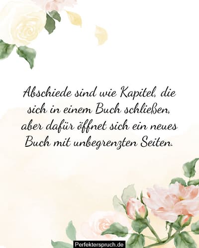 Herzliche AbschiedsSprüche und Zitate