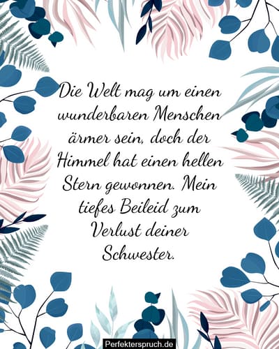 Brief An Meine Verstorbene Schwester