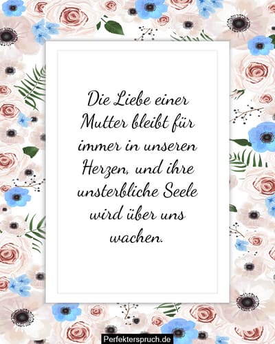 Über 150 Beileidsbekundungen zum Tod der Mutter