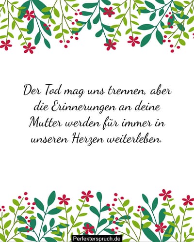 Über 150 Beileidsbekundungen zum Tod der Mutter